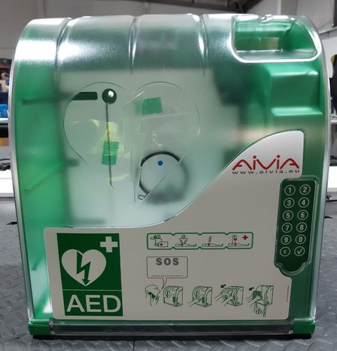 Aivia 210 Defibrillator Cabinet with Heating & Alarm | eBay UK