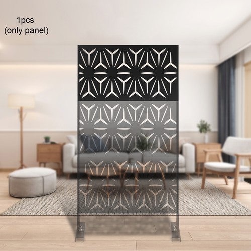 Decorative Privacy Screen Panels Metal Privacy Screen +Stand for Indoor ...