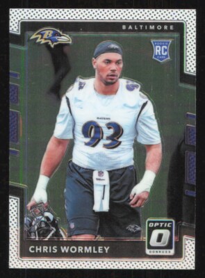 2017 Optic CHRIS WORMLEY Football base card #143 BALTIMORE RAVENS | eBay