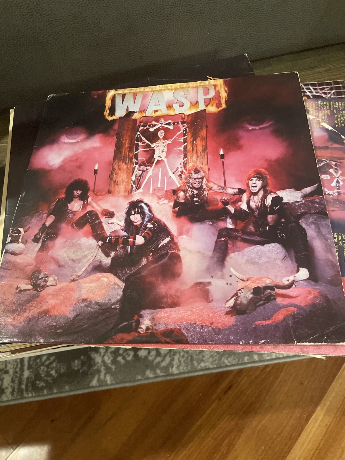 W.A.S.P. ‎– W.A.S.P. LP 1984 Capitol Records ST-12343, with Fan Club ...
