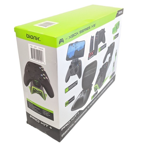 BIONIK Pro Kit + for XBOX Series XS Dual Charger Quickshot Pro Lynx ...
