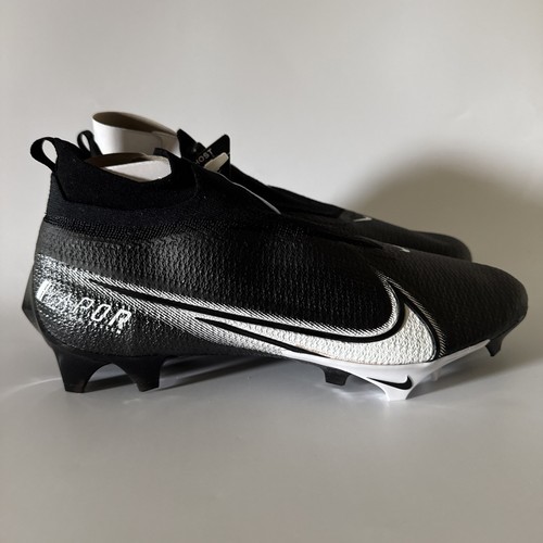 Nike Mens 11 WIDE Vapor Edge Elite 360 Flyknit Black Football Cleats ...
