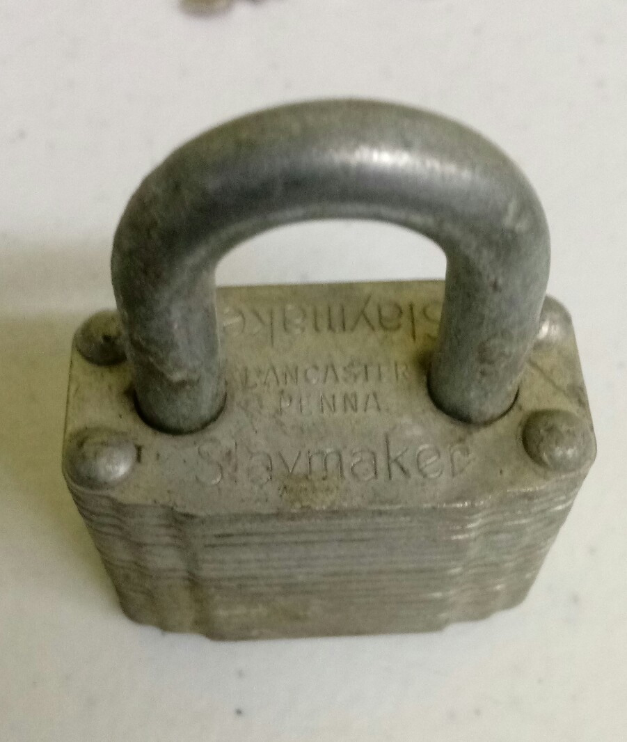 Antique Slaymaker Lock & Key made in Lancaster PA 2" | eBay
