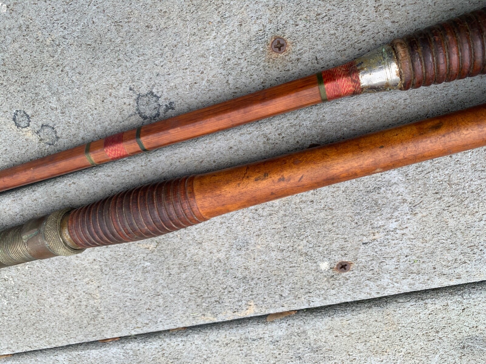 Antique Bamboo fishing rod & Penn Coronado fishing reel (21261) | eBay