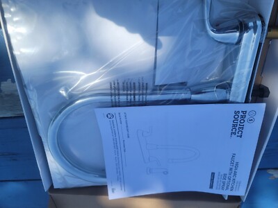 NIB, Project Source #0865917 Everfield Chrome 2-handle High-arc Kitchen ...