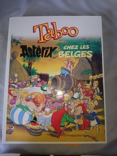 VINTAGE JEU DE SOCIETE TABOO ASTERIX CHEZ LES BELGES EDIT ALBERT RENE ...