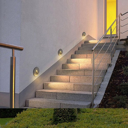 Outdoor 3W LED Wall Recessed Stage Step Lamp Junction Box Waterproof ...