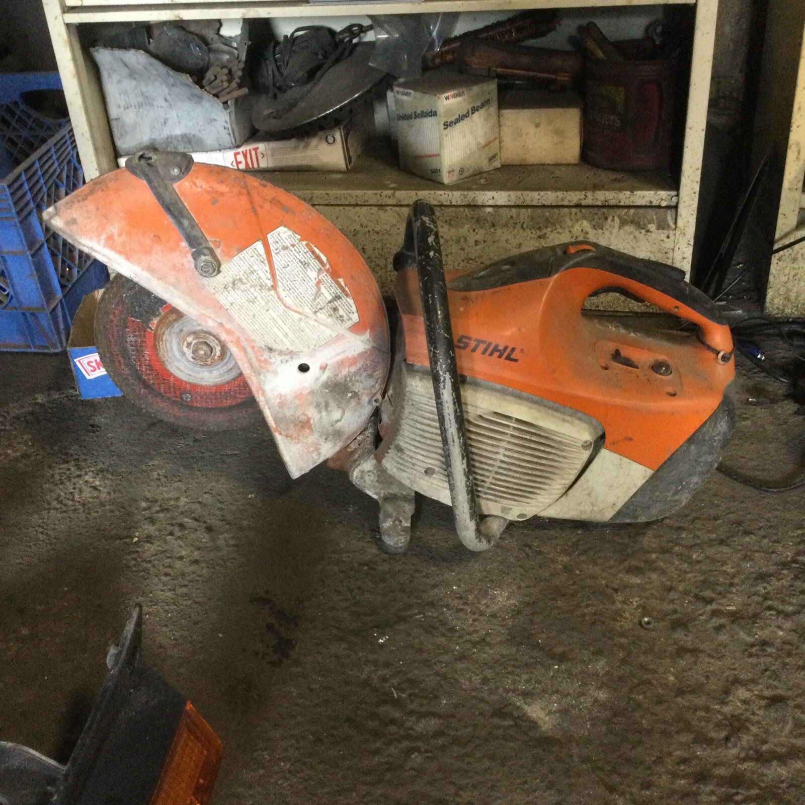 Stihl TS420 Concrete Saw, Cutquik 14" Gas Cut Off Saw | eBay