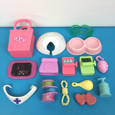 Authentic Lot 15 Littlest Pet Shop Accessories Only For Cat / LPS | eBay