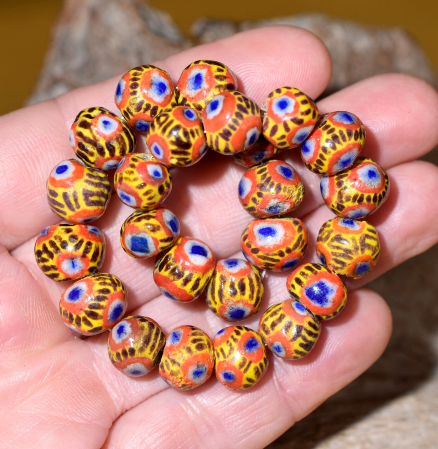 Kiffa African Powder Glass Beads Beginning Of 1990s Production ...