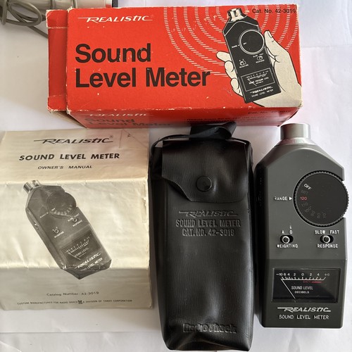 REALISTIC Sound Level Meter 42-3019 Working Vintage Radio Shack ...