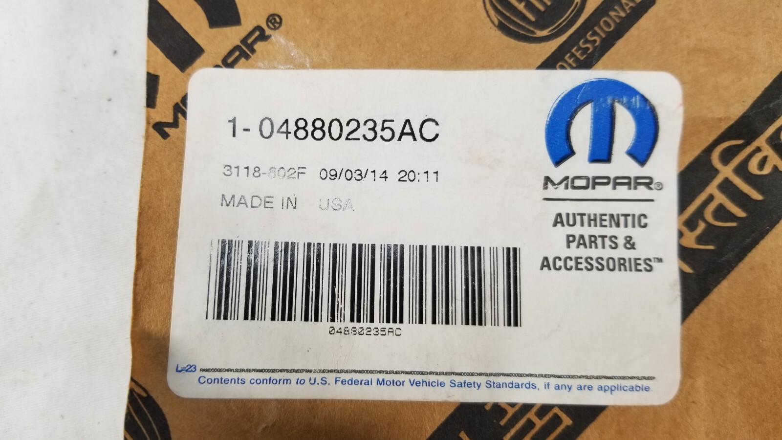 Catalytic Converter Gasket-Limited, VIN: X Mopar 04880235AC for sale ...
