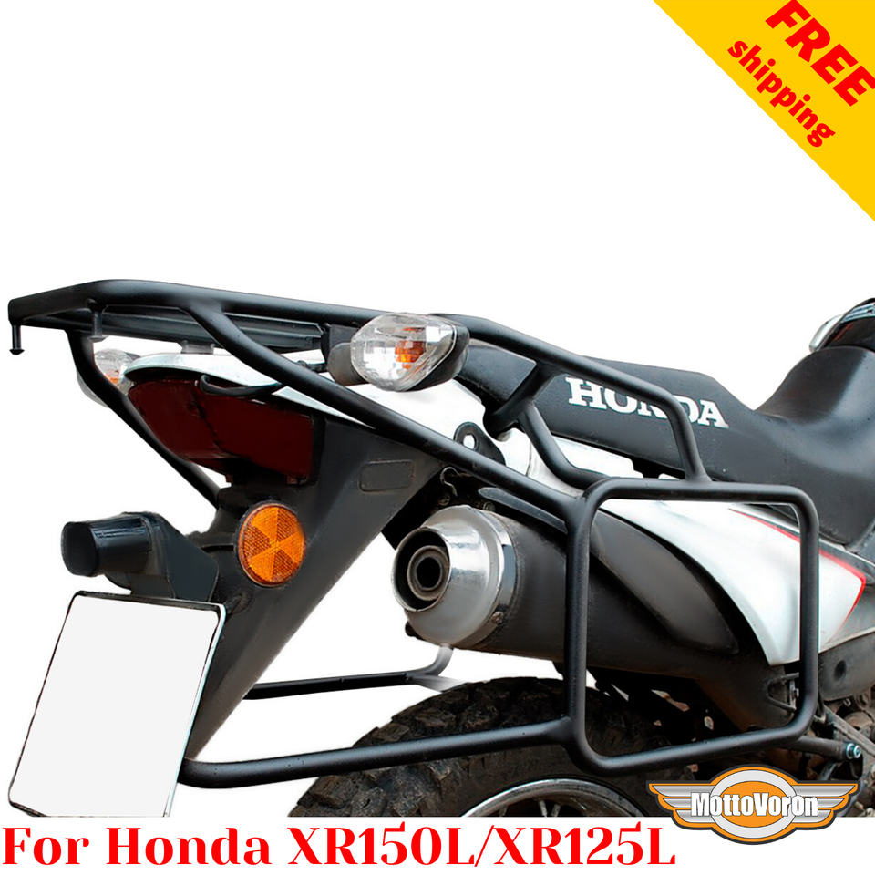 For Honda XR150L Luggage rack system XR 125 pannier rack for soft bags ...
