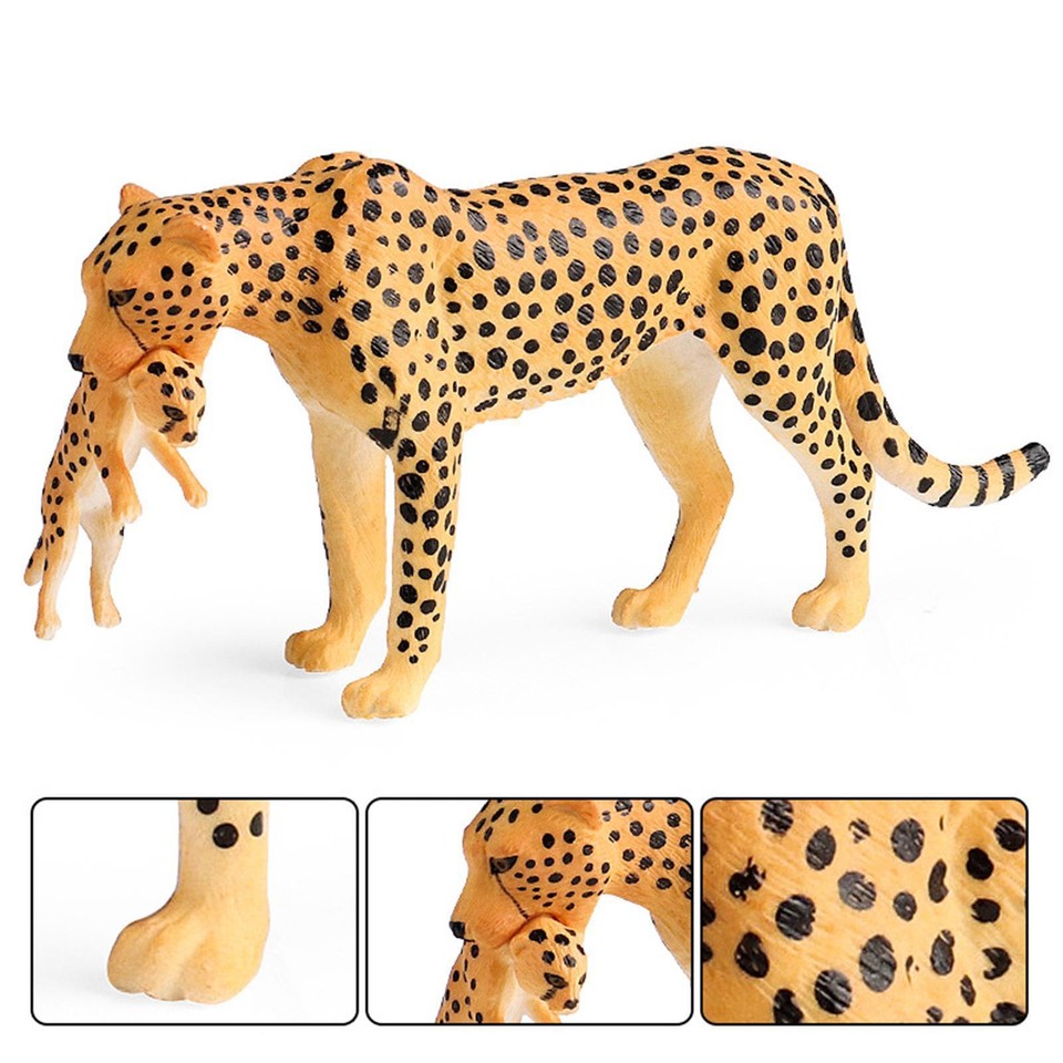 Leopard Toy Figurine Preschool Leopard Figures for Cake Topper Holiday ...