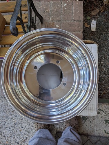DWT 007-18 new Wheel Polished 9x8 3B+5N 4/115 Yamaha Blaster YFS 200 ...