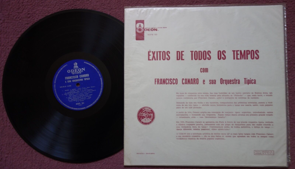Francisco Canaro E Sua Orquesta Tipica / Exitos De Todos Os Tempos ...