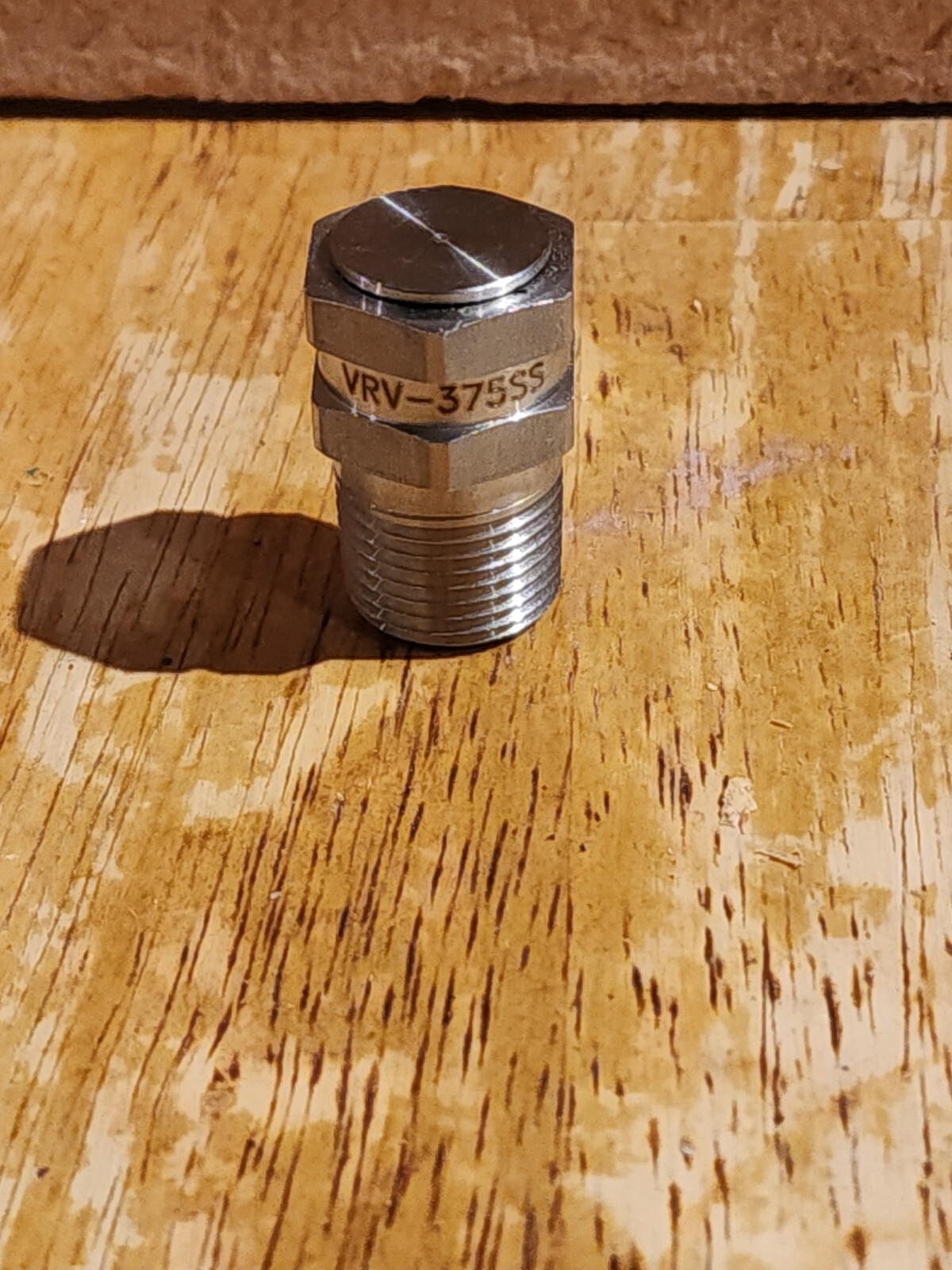 NEW QTY 1 GENERANT VRV-375SS-B-60 VENT RELIEF VALVE, 60 PSIG, BUNA, 3/8 ...