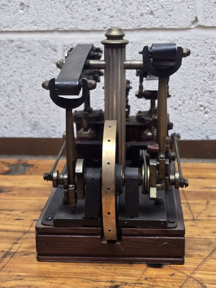 Vintage Twin Beam Oil Field Steam Engine Model High Quality Handmade | eBay