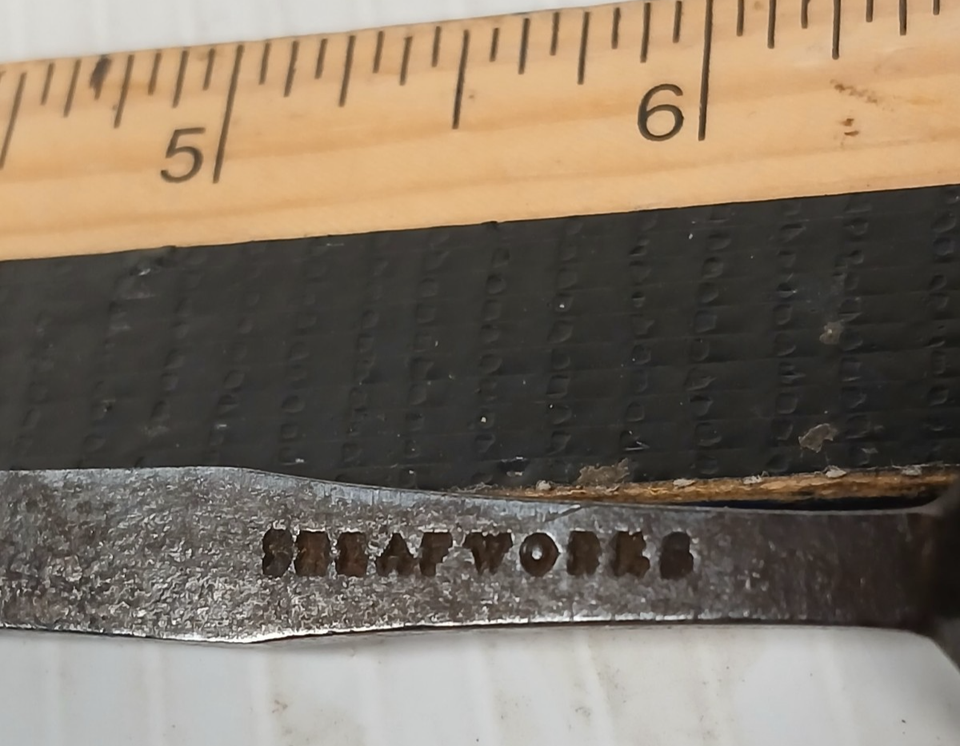 Vintage Sheaf Works Wm Greaves & Sons 3/8" Cast Steel Gouge Chisel Wood ...