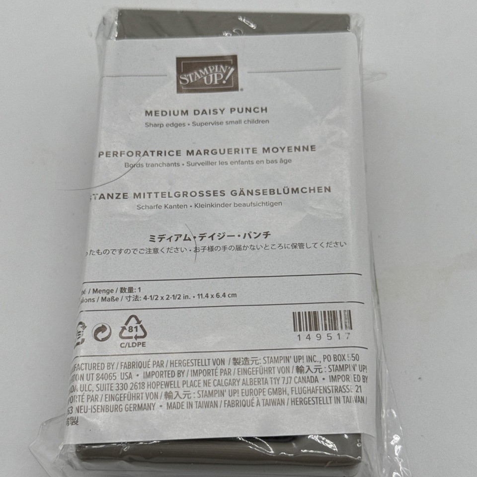 Stampin’ Up! Medium Daisy Paper Punch Flower 149517 | eBay