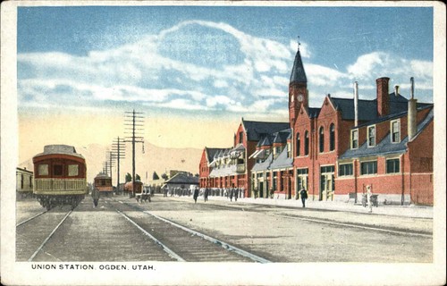 Ogden Utah UT Train Station Depot c1920s Postcard | eBay