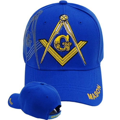 Mason Baseball Cap Blue Masonic Logo Hat Masons Emblem Freemasons ...
