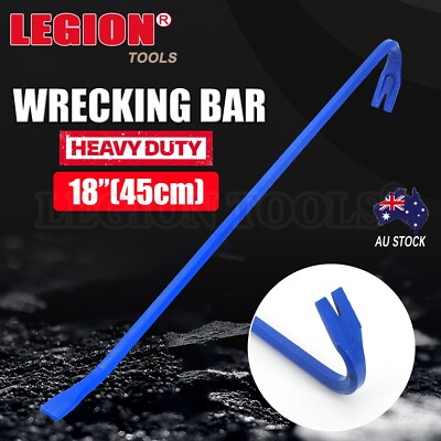 18" Heavy Duty Wrecking Pinch Bar Crow Bar Ripping Bar Brick Tile Nail ...