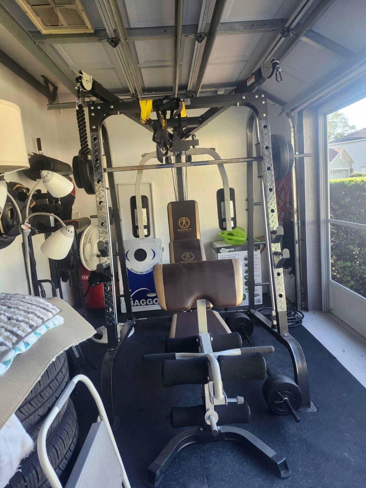 Marcy MD-9010G Smith Machine/Cage System Home Gym 96362999823| eBay