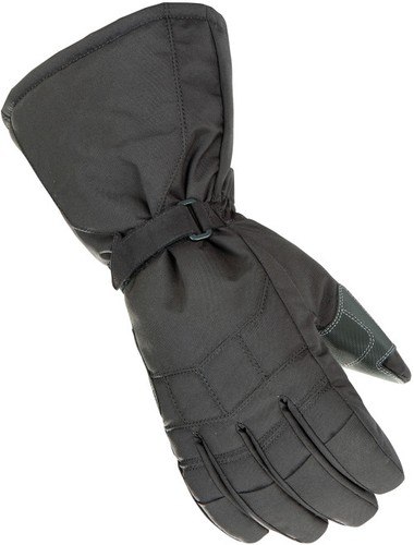 Sub-Zero Men's Cold Weather Motorcycle Riding Gloves (Black/Black, X ...