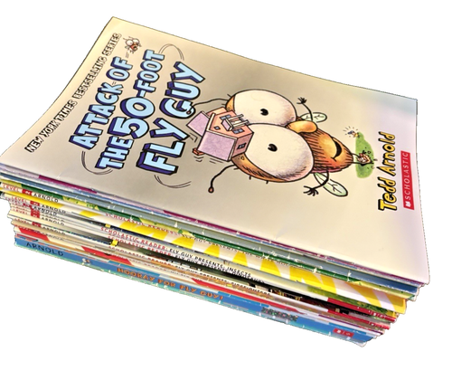 Fly Guy Lot 25 P/B Books Readers Tedd Arnold Kindergarten-3rd Old Lady ...
