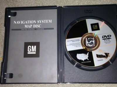 PONTIAC CHEVROLET GENERAL MOTORS NAVIGATION DISC DVD CD 15932106 GPS ...