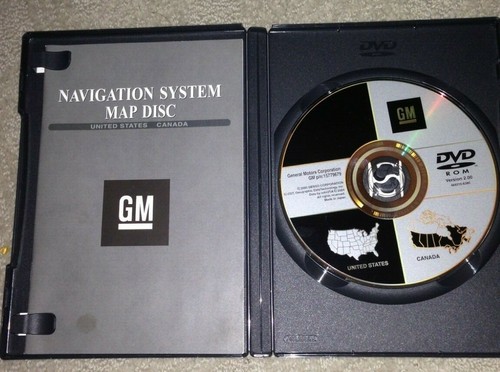 PONTIAC CHEVROLET GENERAL MOTORS NAVIGATION DISC DVD CD 15932106 GPS ...