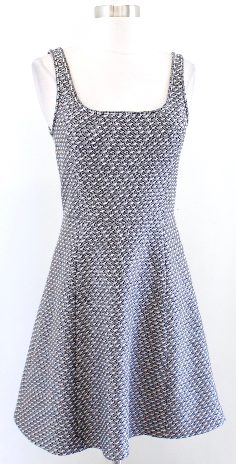 Theory Trekana Black White Gray Circuit Knit Fit and … - Gem