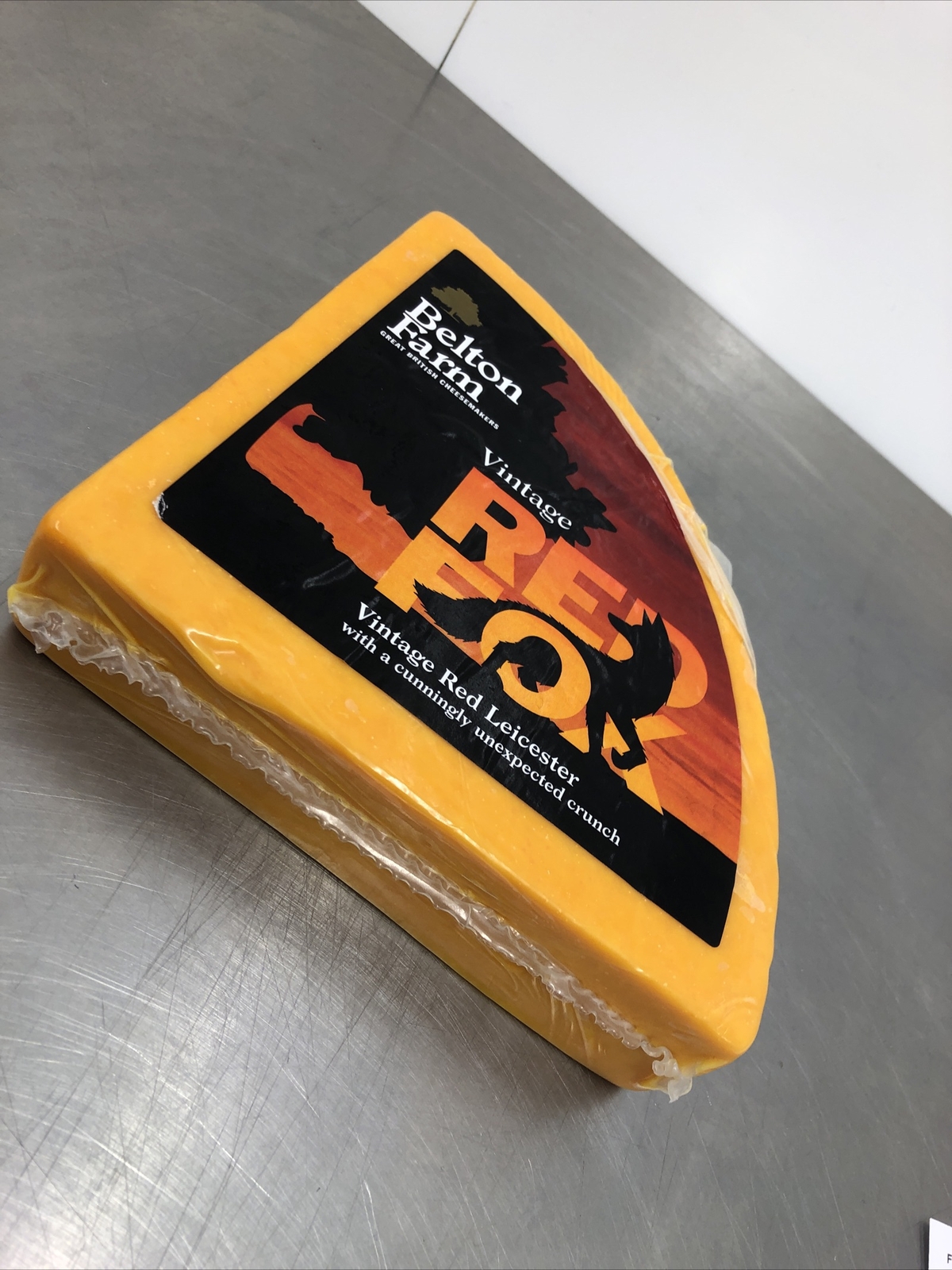 Belton Farm Vintage Red Fox Red Leicester Cheese 1kg 16 Month Mature ...