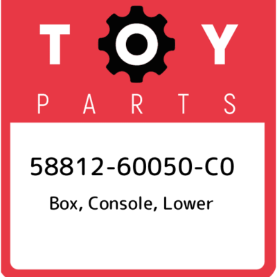 58812-60050-C0 Toyota Box, console, lower 5881260050C0, New Genuine OEM ...