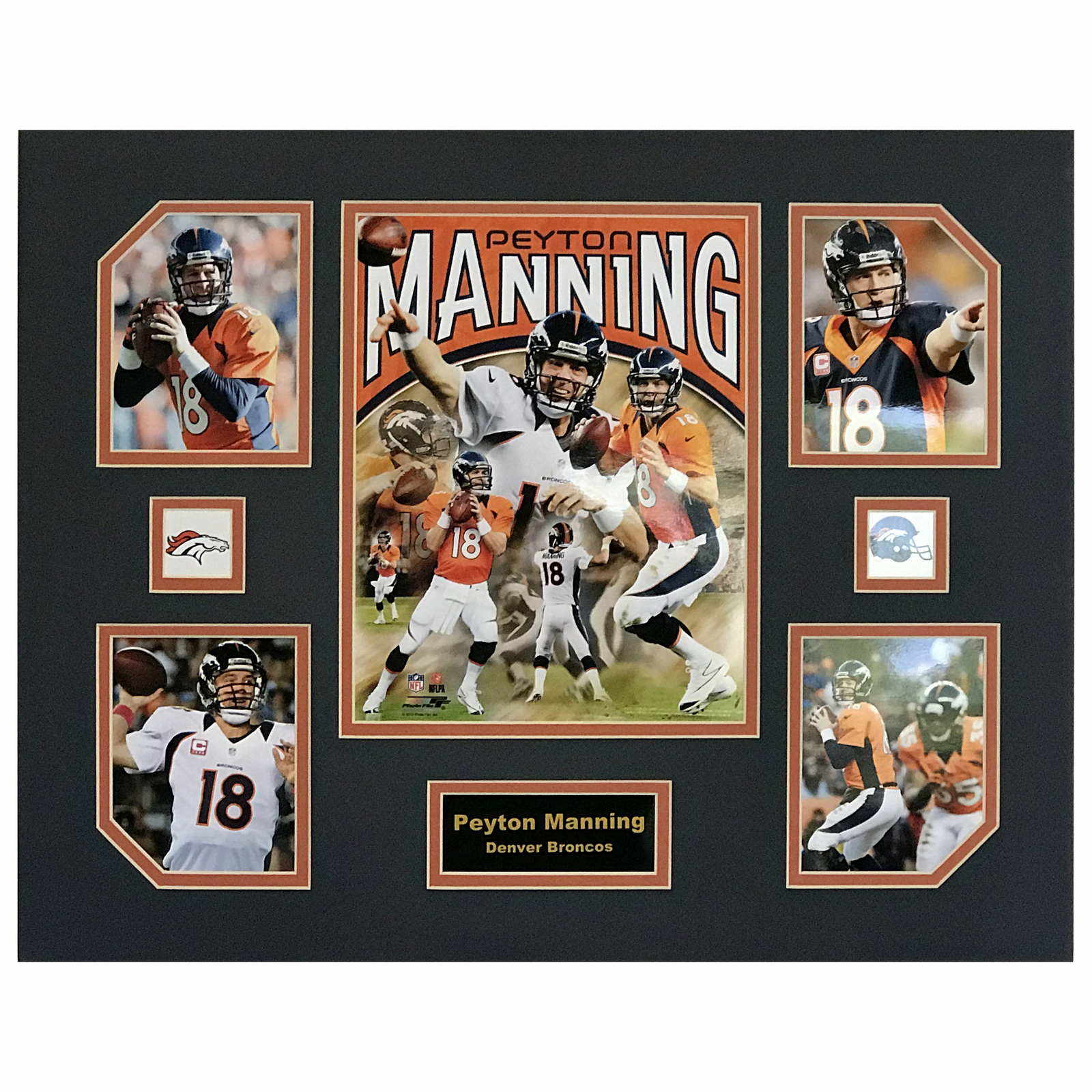 Peyton Manning Denver Broncos NFL Football 16 x 20 inch Collage | eBay