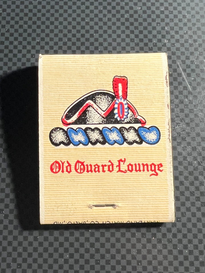 VINTAGE MATCHBOOK - OFFICERS IPEN MESS - OLD GUARD LOUNGE - FT MYER ...