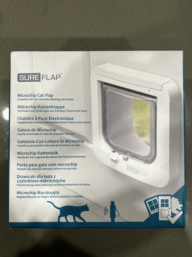 NEW SureFlap Micochip Activated Cat Flap Door SUR001 5060180390006| eBay