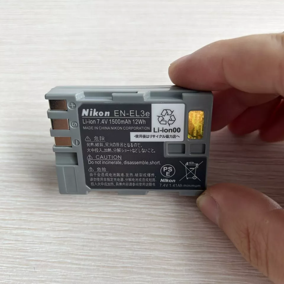 New Original EN-EL3e Battery For Nikon D50 D70 D70s D80 D90 D100 D200 ...