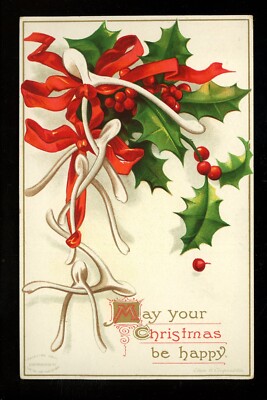 Artist Signed postcard Clapsaddle Christmas Greetings International Art ...