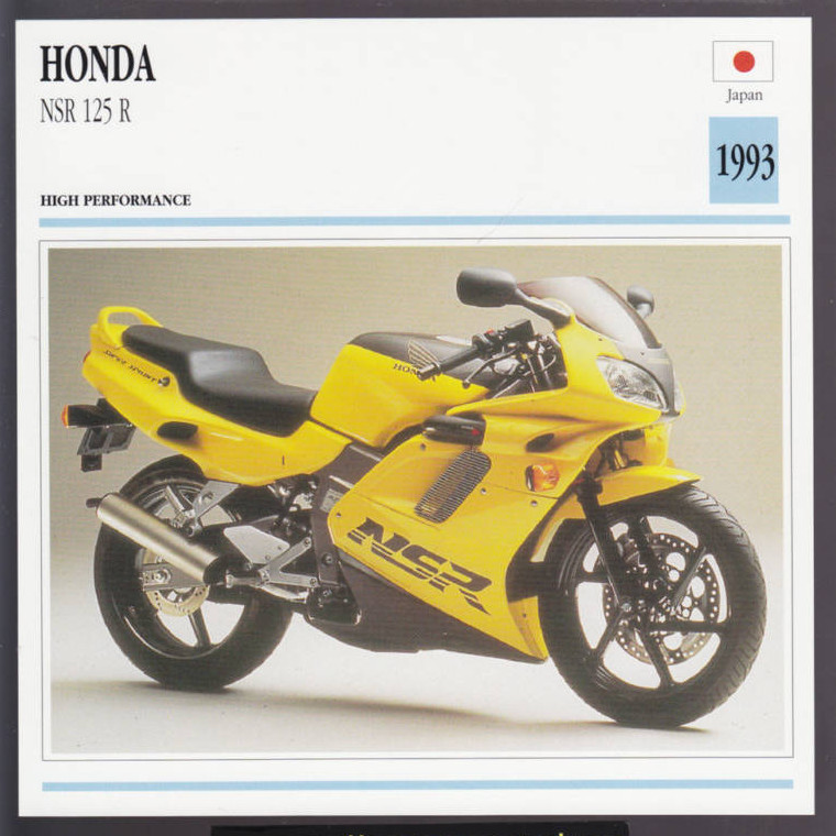 1993 Honda NSR 125cc R NSR125R Japan Bike Motorcycle Photo Spec Info ...