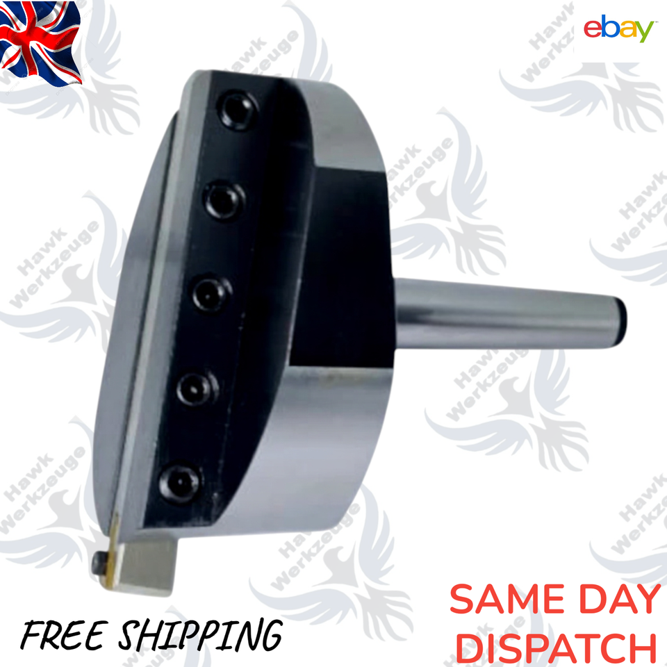 Precision 4 Inch Fly Cutter MT2 with TNMG Insert – Indexable Milling ...