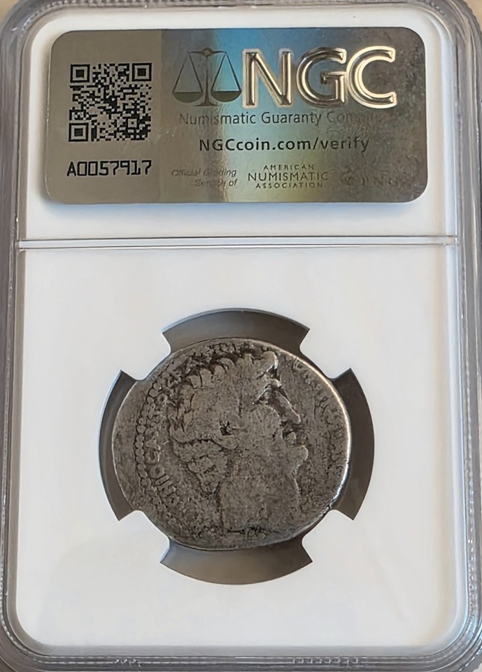 Ptolemaic Cleopatra VII & Mark Antony Tetradrachm NGC VG Ancient Silver ...