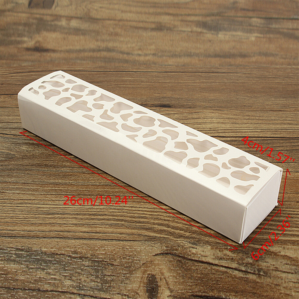 Baking Hollowed Out Rectangular Macaroon Packing Box Drawer Type ...