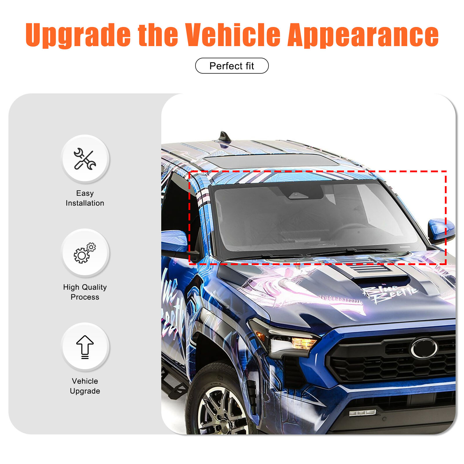 Window Visor Vent Rain Sun Deflector Guard 4PCS Set For Toyota Tacoma 2024-2025 | eBay