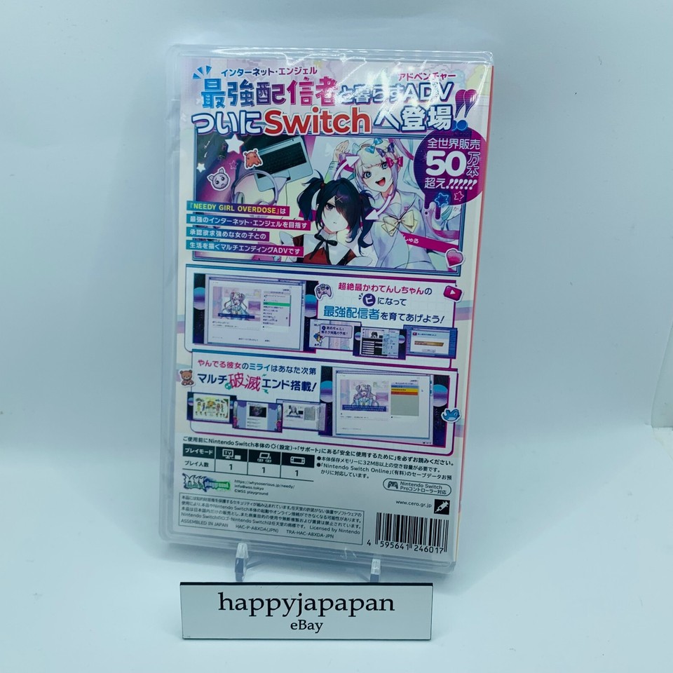 Nintendo Switch Video Games NEEDY GIRL OVERDOSE Japan 4595641246017| eBay
