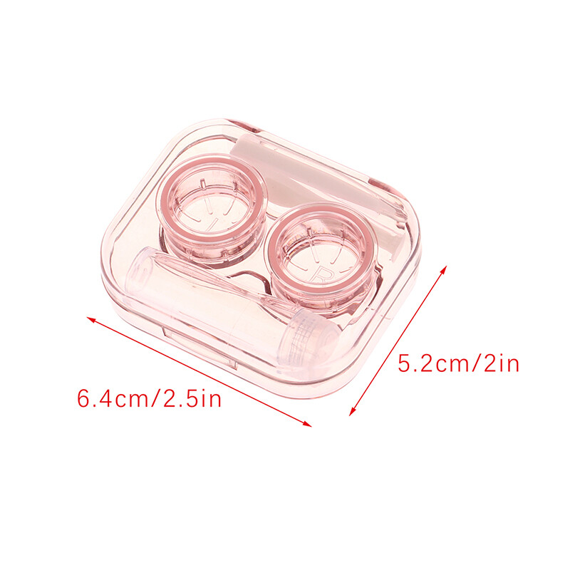 Transparent Contact Lenses Case for Women Portable Contact Lens Box ...