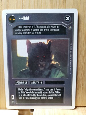 STAR WARS CCG🏆1995 Decipher Inc "...DEFEL" Trading Card🏆 | eBay