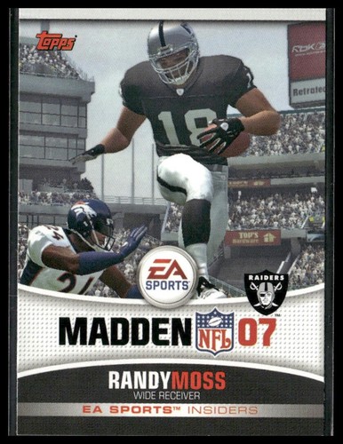 2006 Topps #19 Randy Moss EA Sports Madden Oakland Raiders | eBay