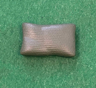 Vtg GI Joe Mortar Defense Unit SANDBAG B original 1984 playset DARK ...